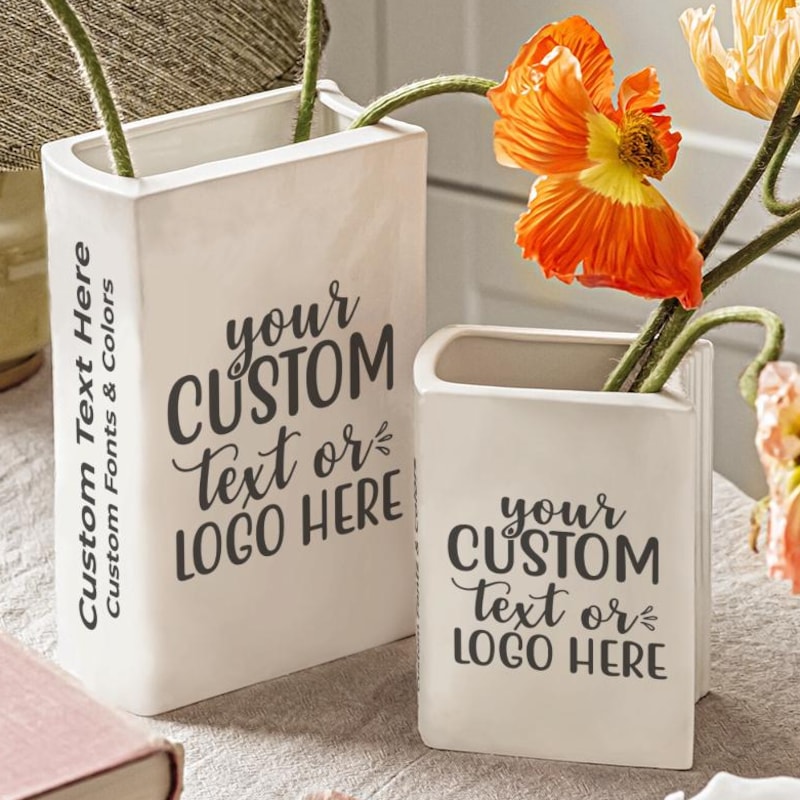 Initial Ceramic Vases - Etsy