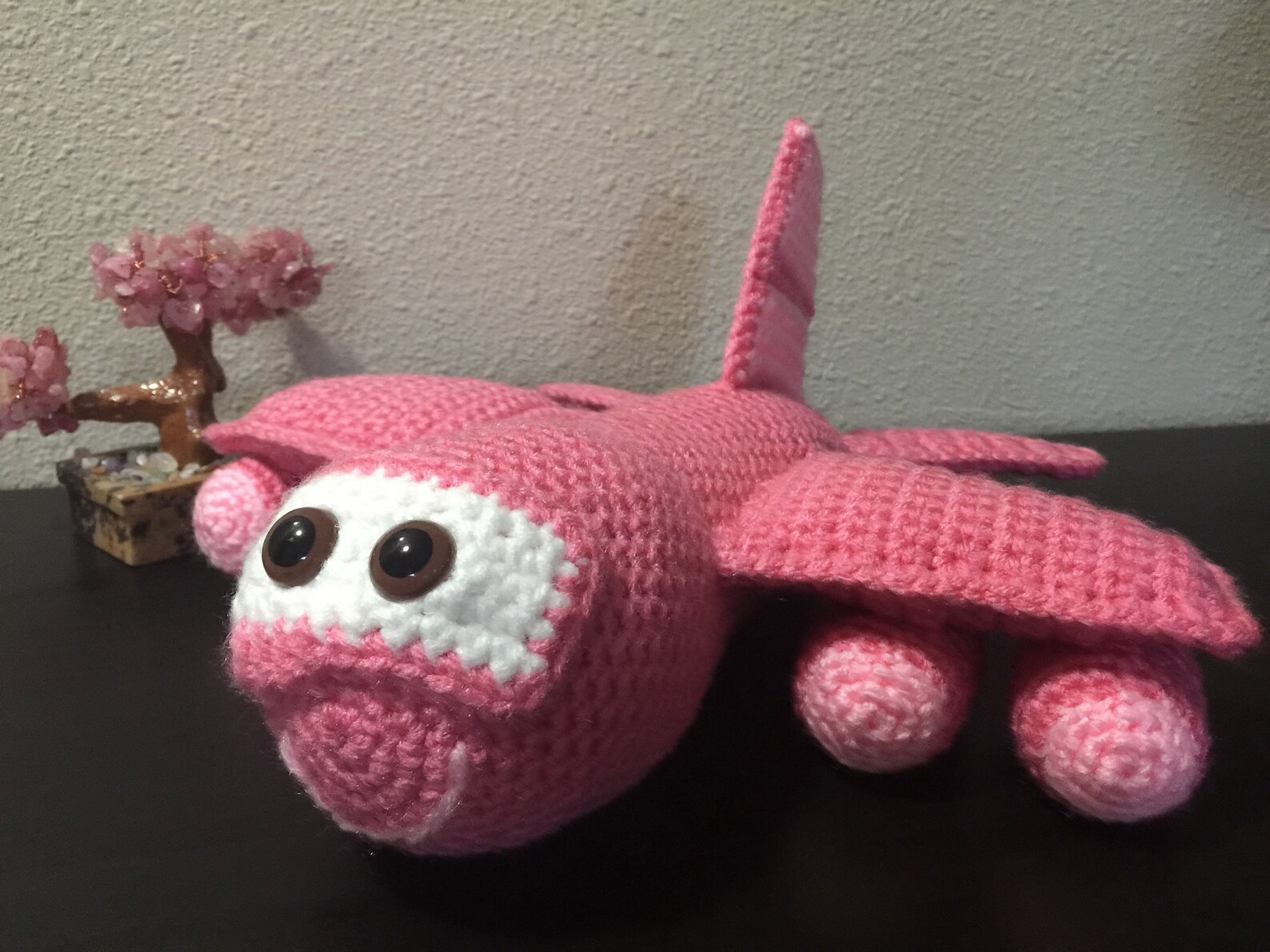Crocheted Plush Stuffed Toy Red Airplane. Adorable. Gift. Free - Etsy