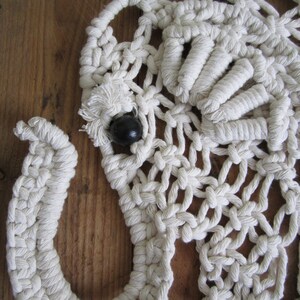 Macrame Elephant Set - Etsy