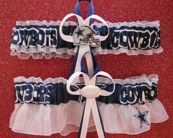 Dallas Cowboys Wedding Garter - Etsy