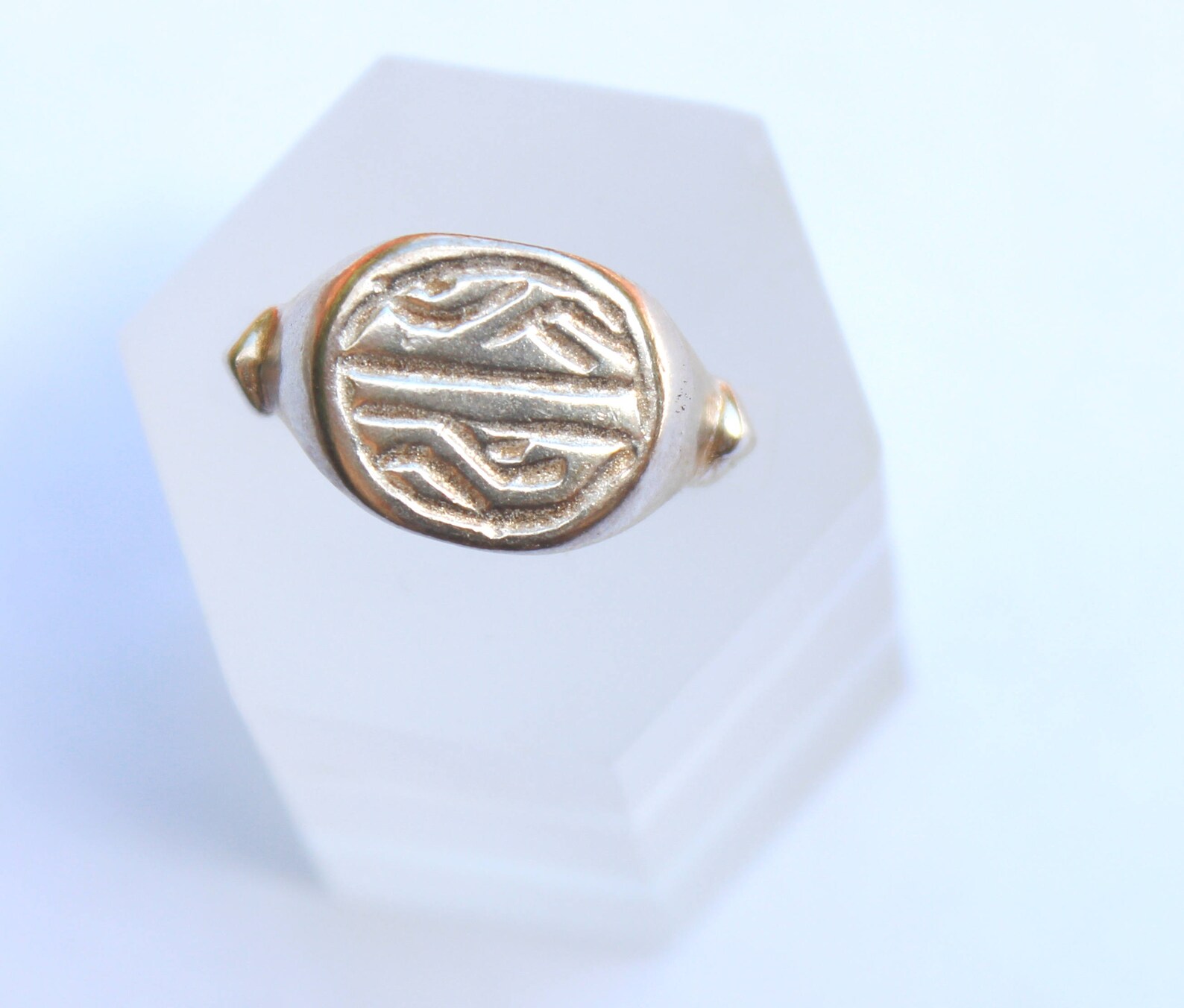 Ancient Roman Silver Ring. A Replica of an Original Ring From the 2nd ...