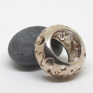 Silver Hand Made Ring - Etsy