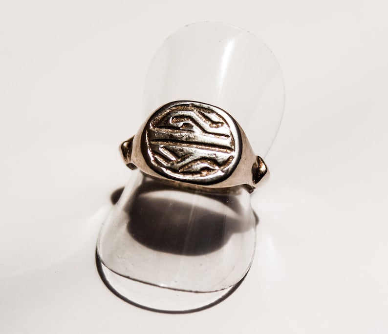 Ancient Roman Silver Ring. A Replica of an Original Ring From the 2nd ...