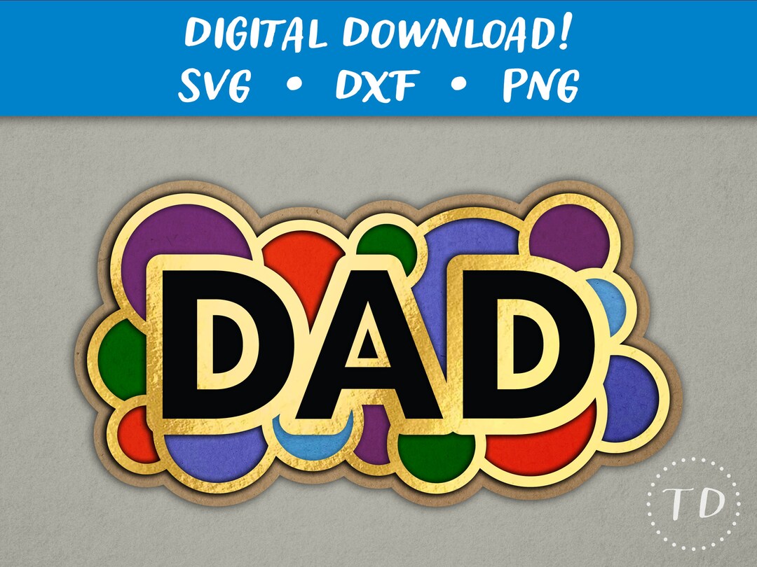 Dad Card SVG | Father's Day Card Template | Best Dad Card | Papercut ...