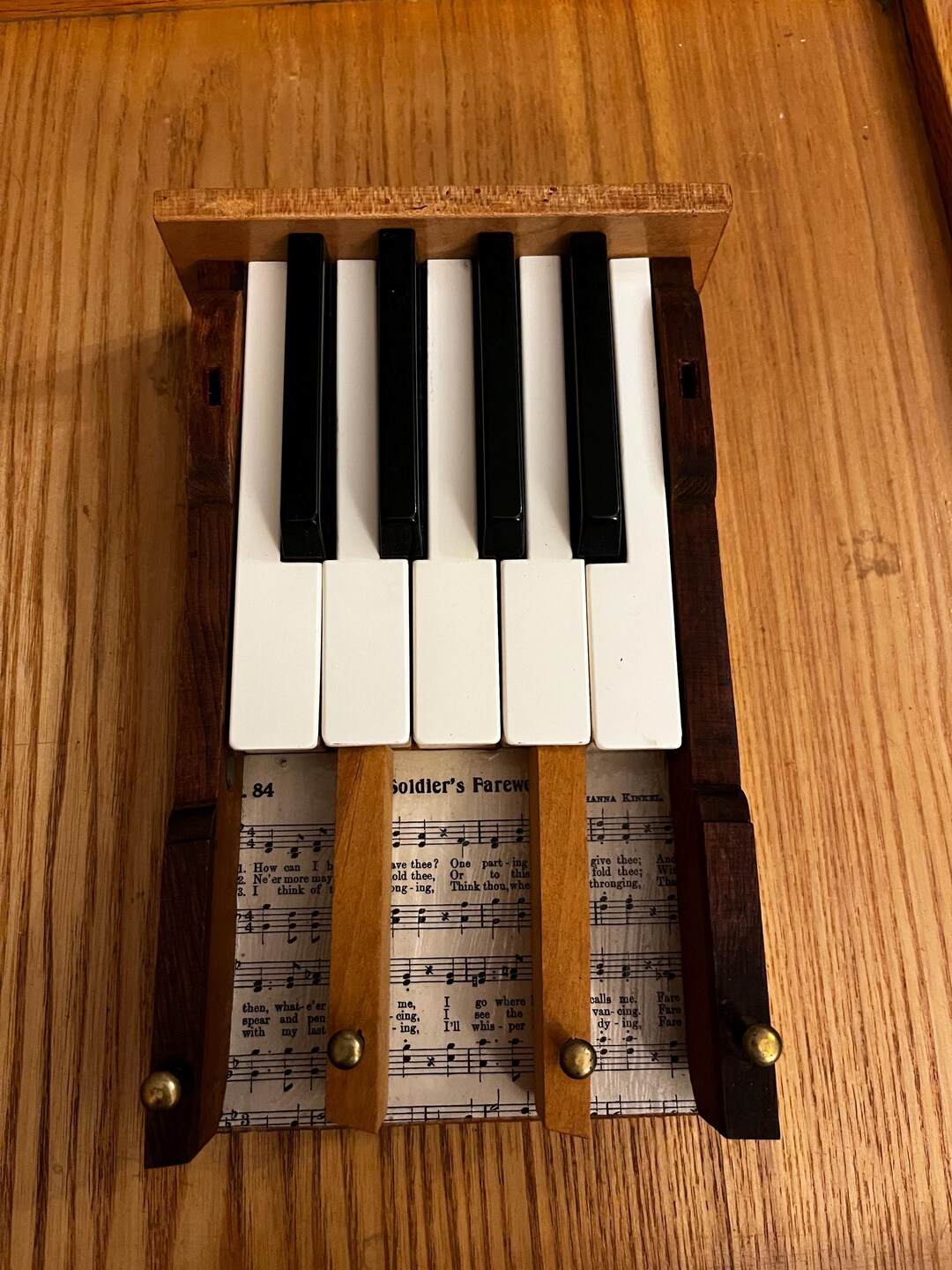 Antique Piano”key” Rack - Etsy