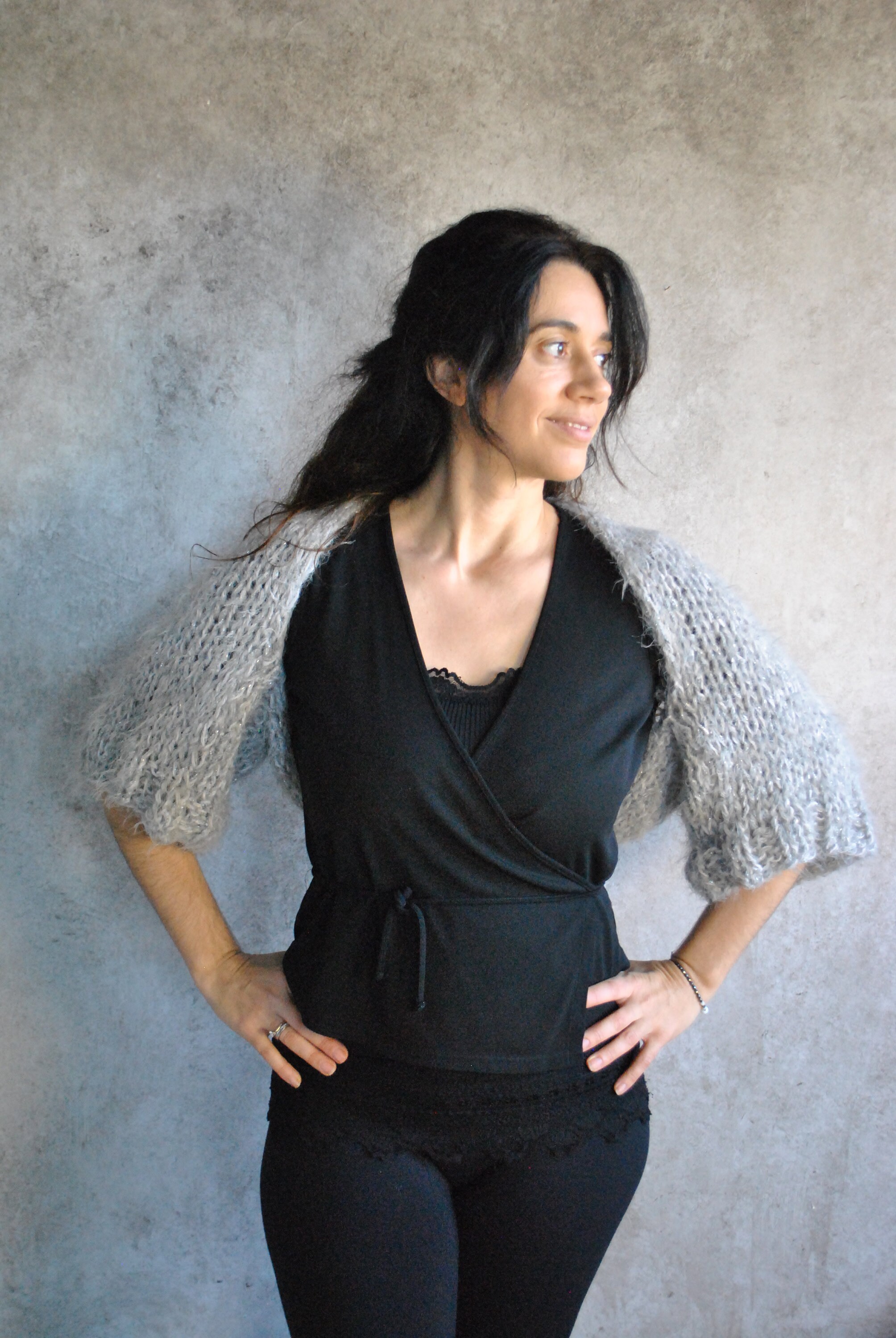 How to Knit a Shrug, Easy Knitting Pattern, Beginners Shrug Pattern ...
