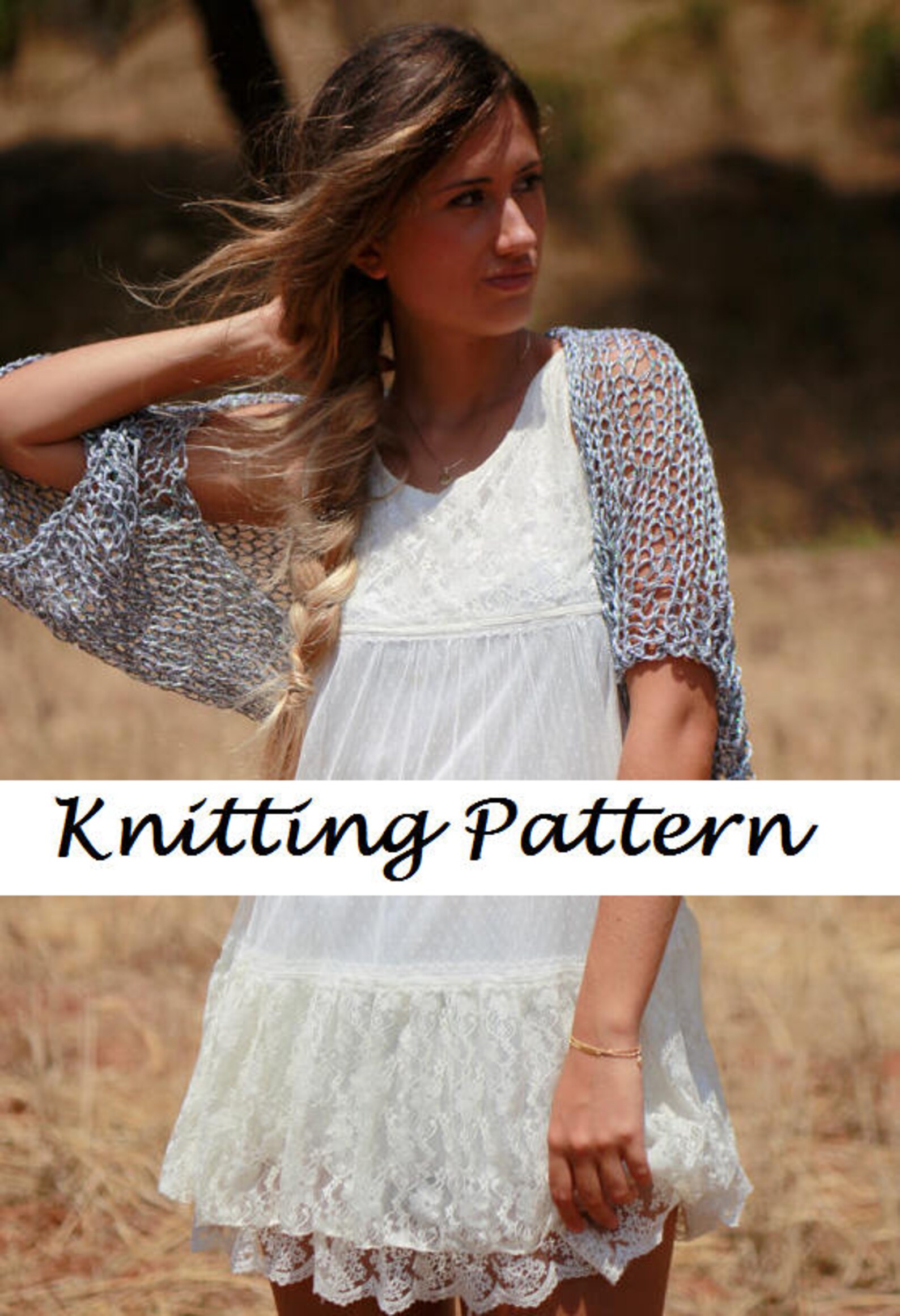 How to Knit a Shrug, Easy Knitting Pattern, Beginners Shrug Pattern ...