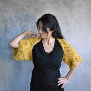 How to Knit a Shrug, Easy Knitting Pattern, Beginners Shrug Pattern ...