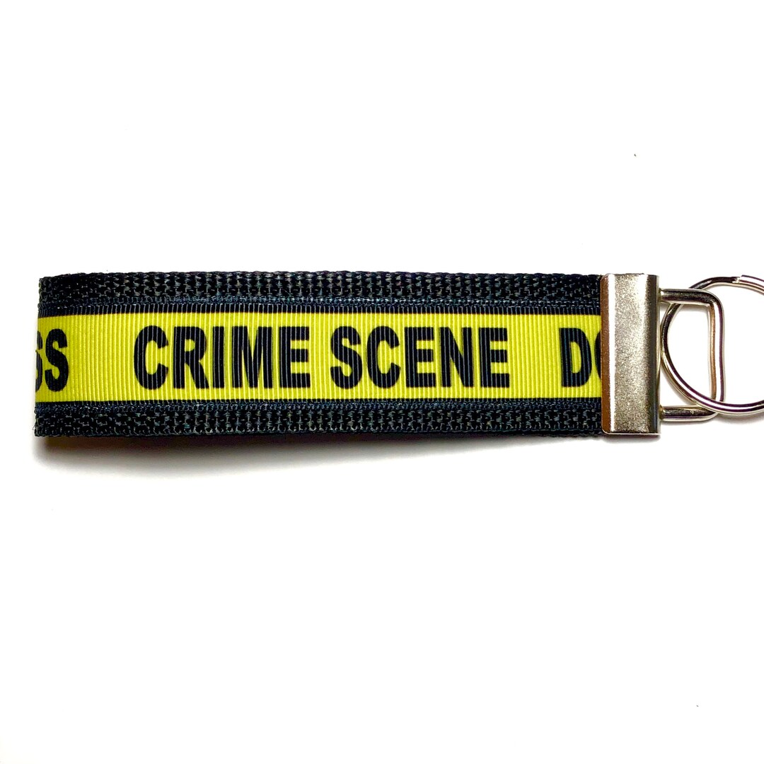 True Crime Keychain, True Crime Addict, Crime Scene Tape, Caution ...