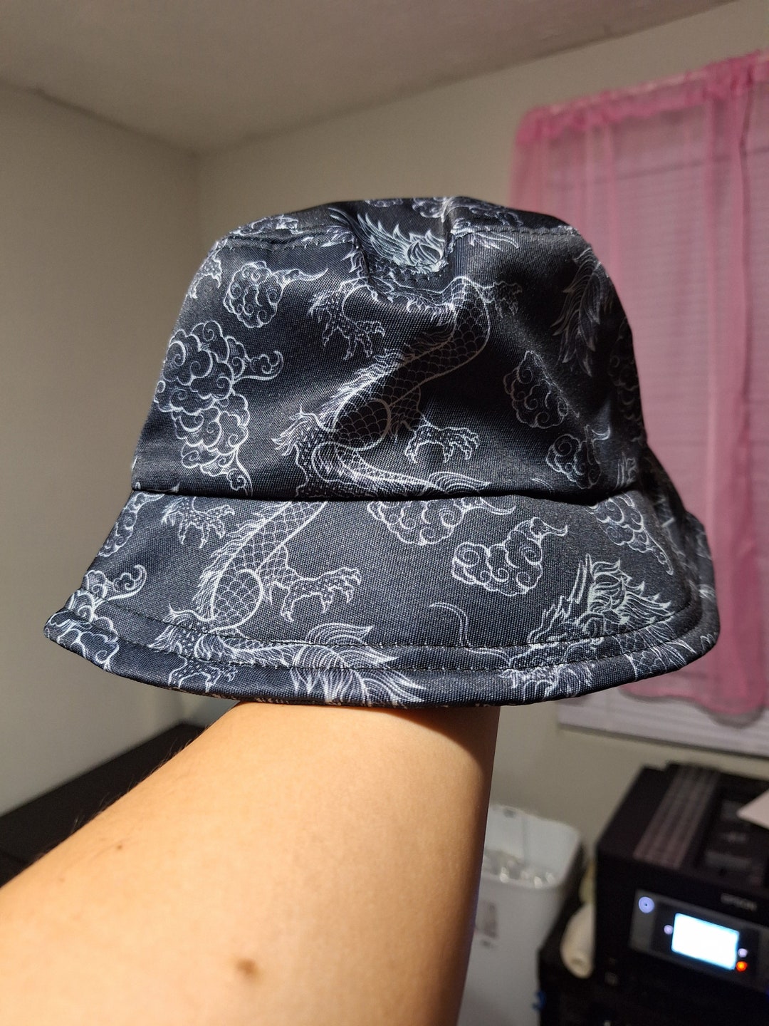 Black Dragon Bucket Hat Dragon Hat One Size - Etsy