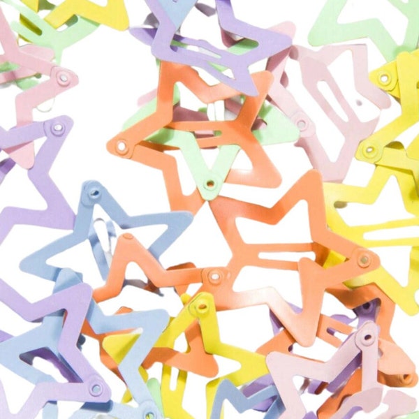 Star Hair Clips - Etsy