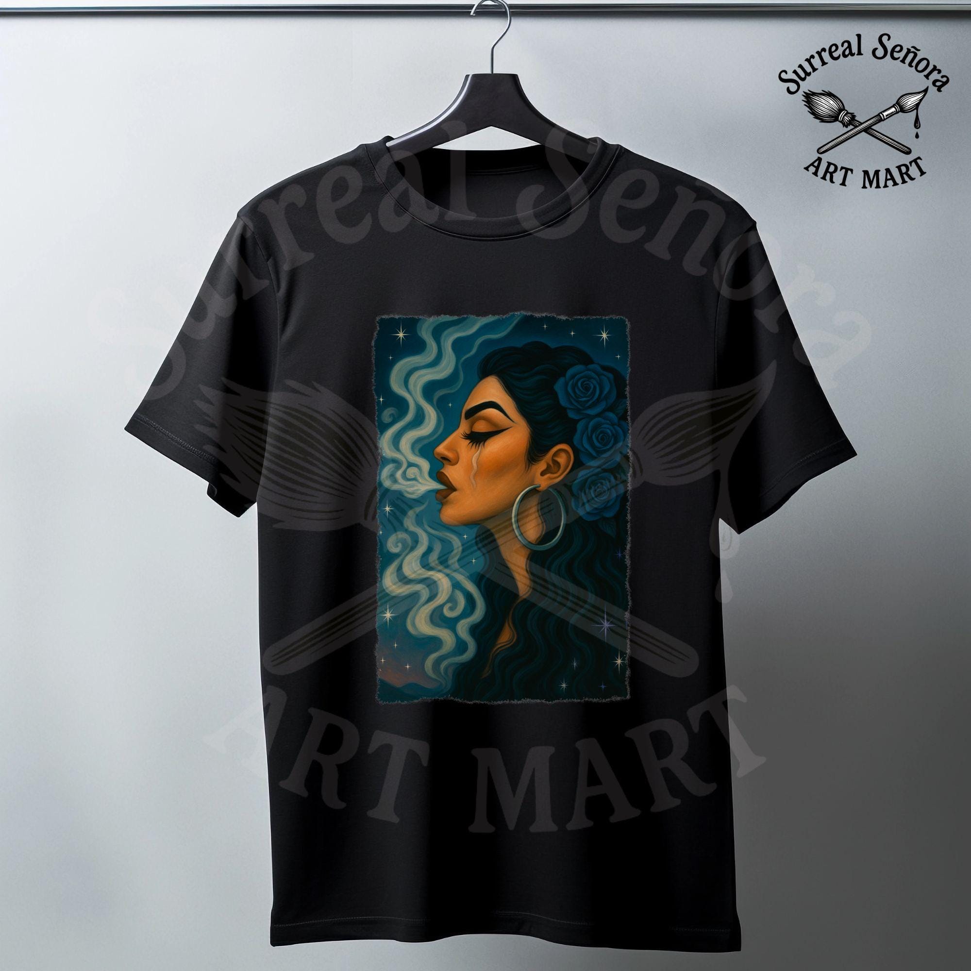 Sad Chola PNG: Mexican Surrealist Crying Woman Portrait (digital ...