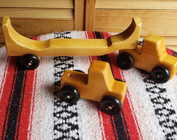 Australian COE Truck With “b-double” Flatbed Trailers - Custom Wooden ...