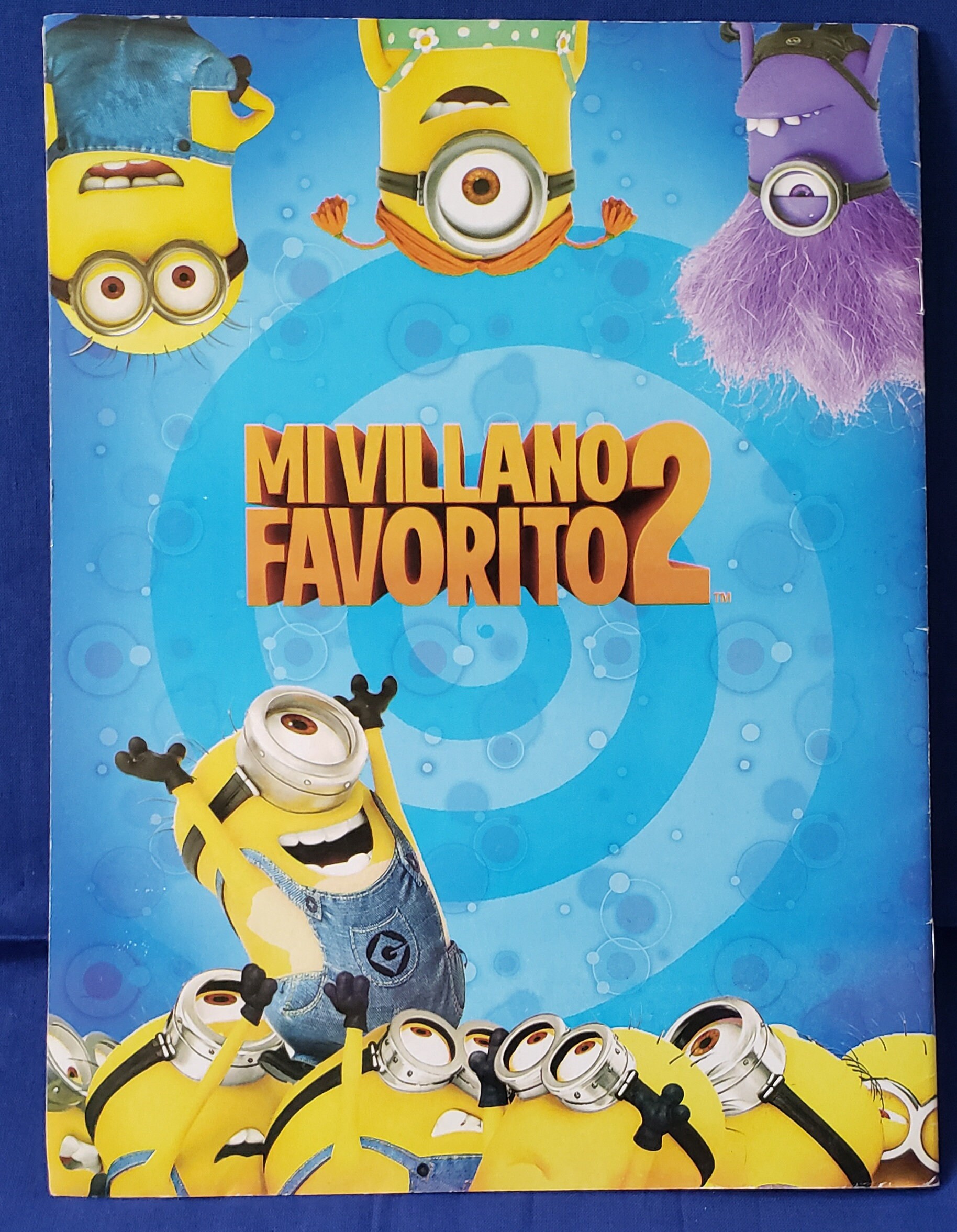 Gru 2 Spanish Language Sticker/coloring Book, Mi Villano Favorito - Etsy