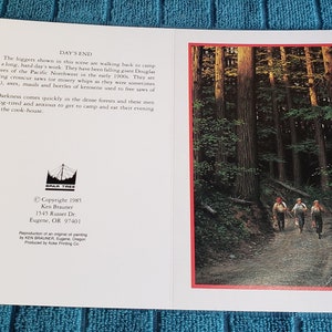 1988-1994 Ken Brauner Logging Note Cards Blank Unused 5x7 Crafting ...