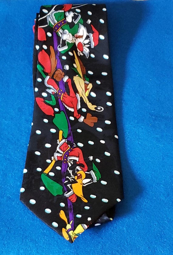 Vintage Looney Tunes Mania Santa Taz in Sleigh Christmas - Etsy UK