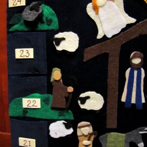 Handmade Nativity Advent Calendar Free Shipping - Etsy