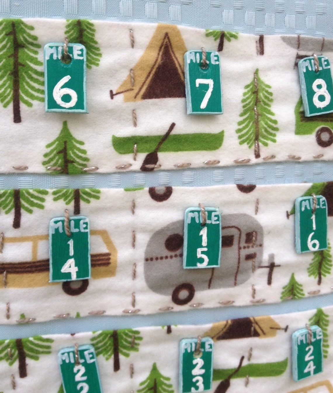 RV / Camper / Motorhome Handmade Christmas Advent Calendar Countdown - Etsy