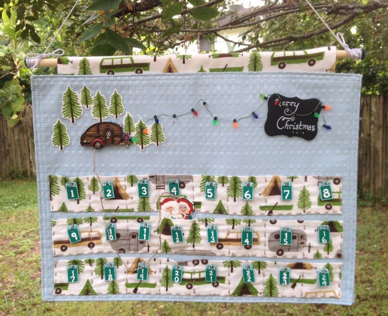 RV / Camper / Motorhome Handmade Christmas Advent Calendar Countdown - Etsy