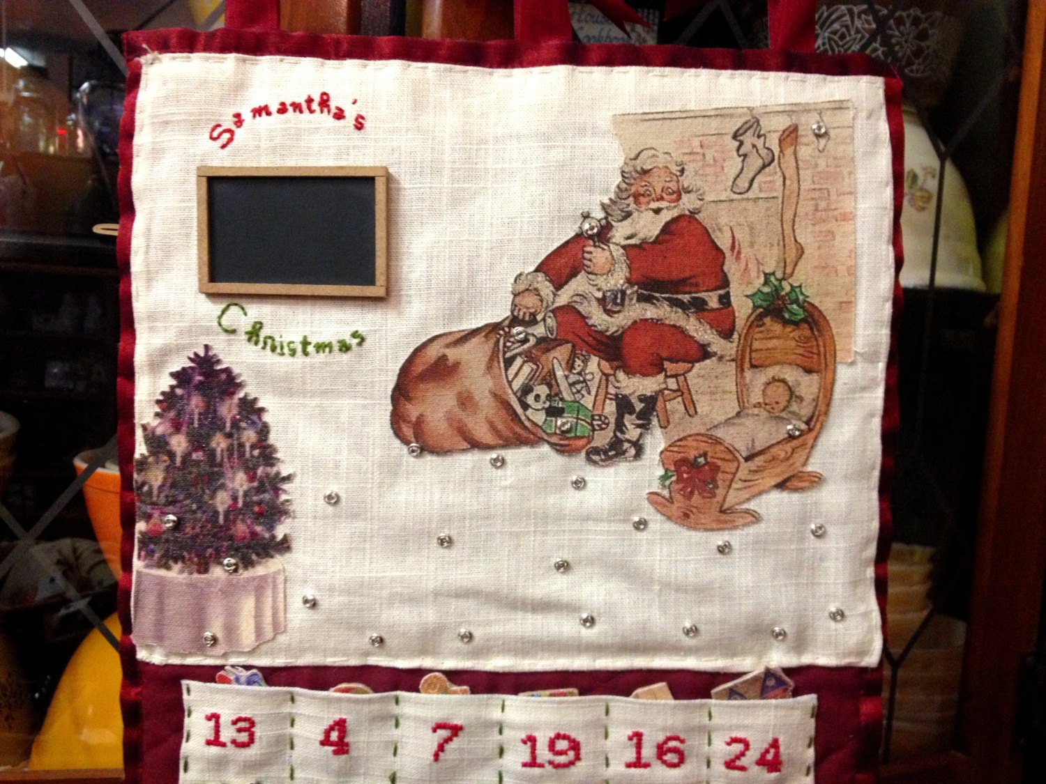 Handmade Baby's First Christmas Advent Calendar - Free Shipping! - Etsy