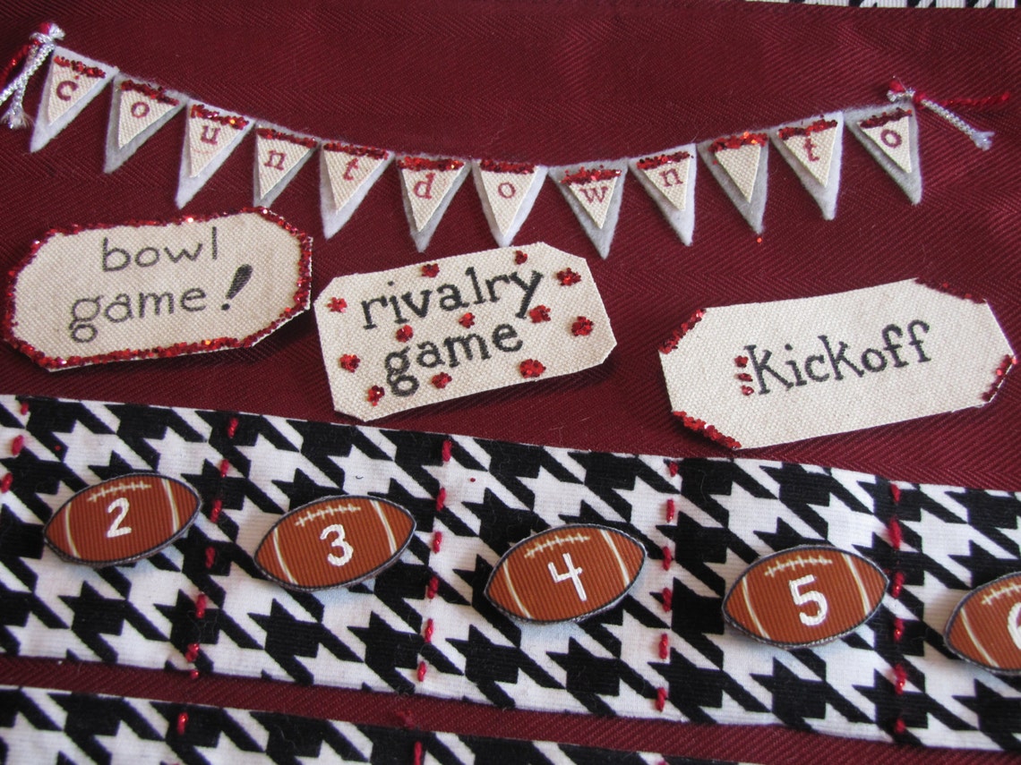 Football Countdown to Kickoff Calendar - Etsy