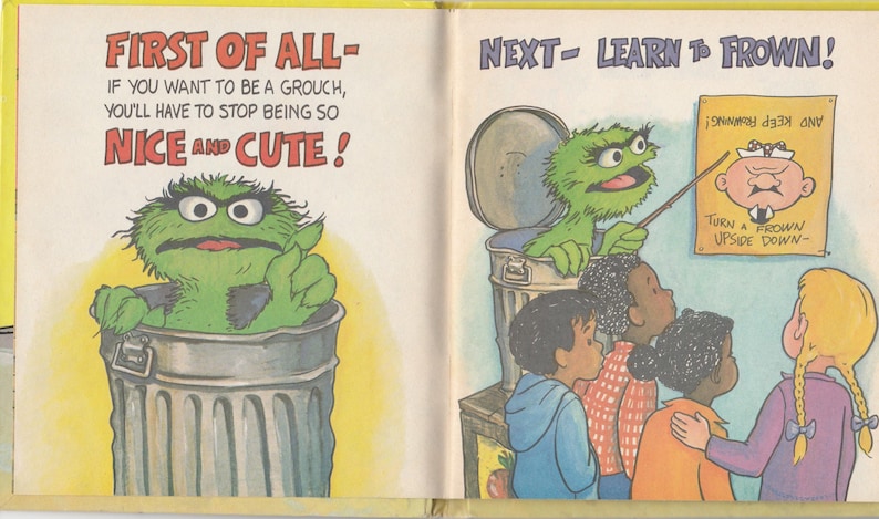 How to Be A Grouch by Oscar the Grouch 1976 Sesame Street Tell A Tale ...
