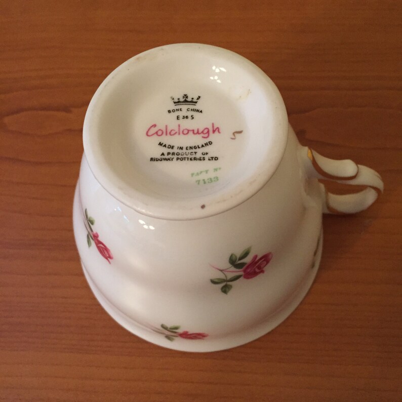 Colclough Roses Vintage Bone China Pattern 7433 - Etsy
