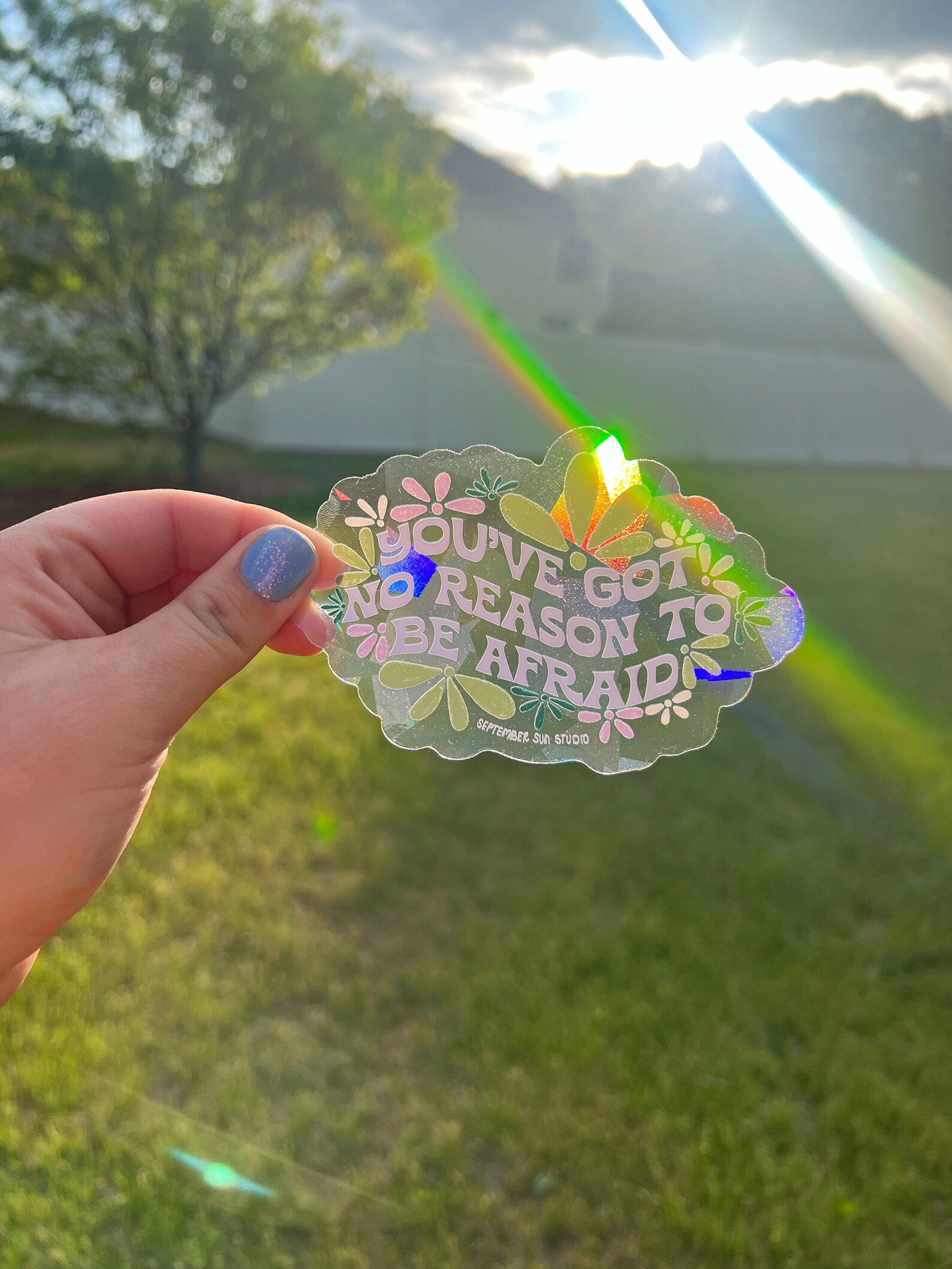 You've Got No Reason to Be Afraid - 4” Midnights Inspired Suncatcher ...