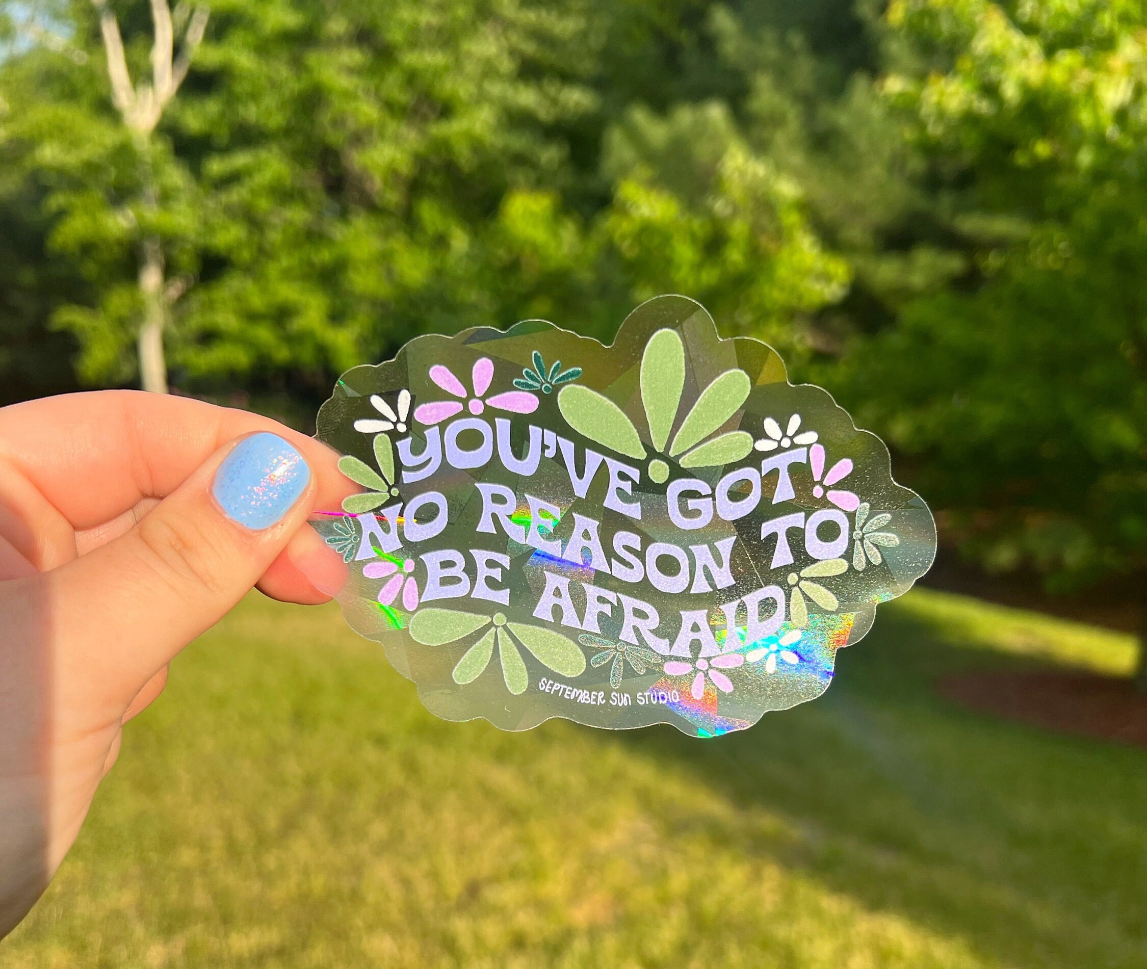 You've Got No Reason to Be Afraid - 4” Midnights Inspired Suncatcher ...