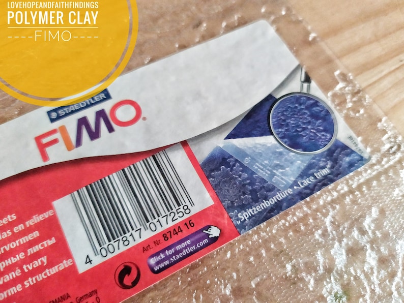 FIMO "lace Trim" Texture for Polymer Clay Fimo Pardo Cernit Sculpey - Etsy