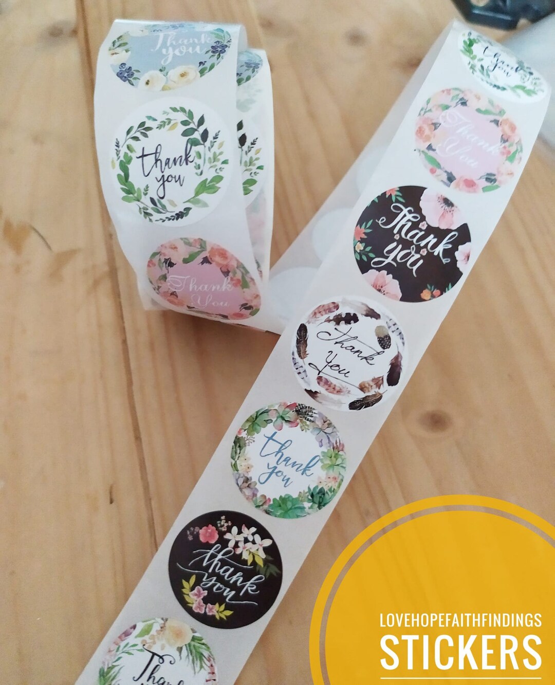 Thank You Labels - Etsy