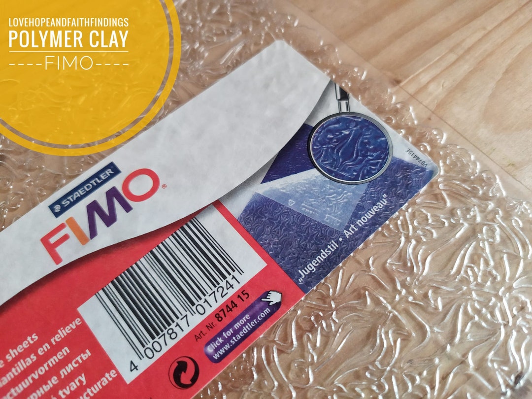 FIMO "art Nouveau" Texture for Polymer Clay Fimo Pardo Cernit Sculpey ...