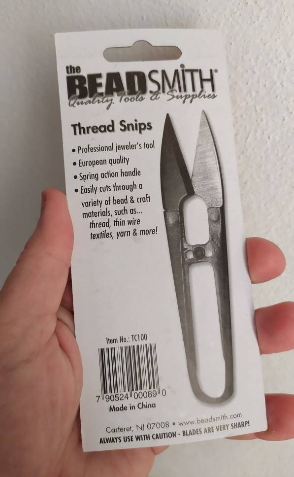 The Beadsmith Thread Snips With Flat Nose 10.5cm - Etsy