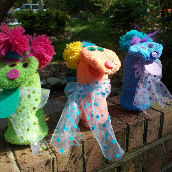 Sock Puppets - Etsy