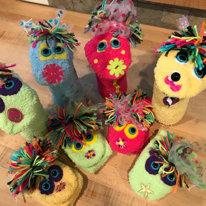 Handmade Fuzzy Puppet - Etsy