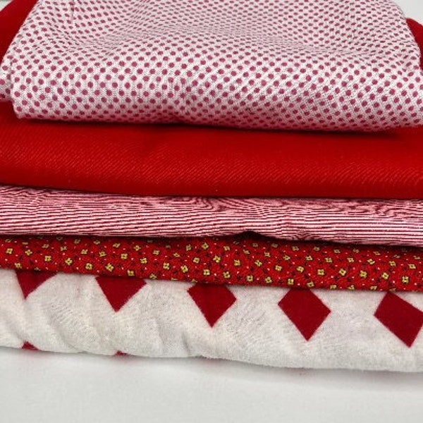 Red and White Fabric - Etsy