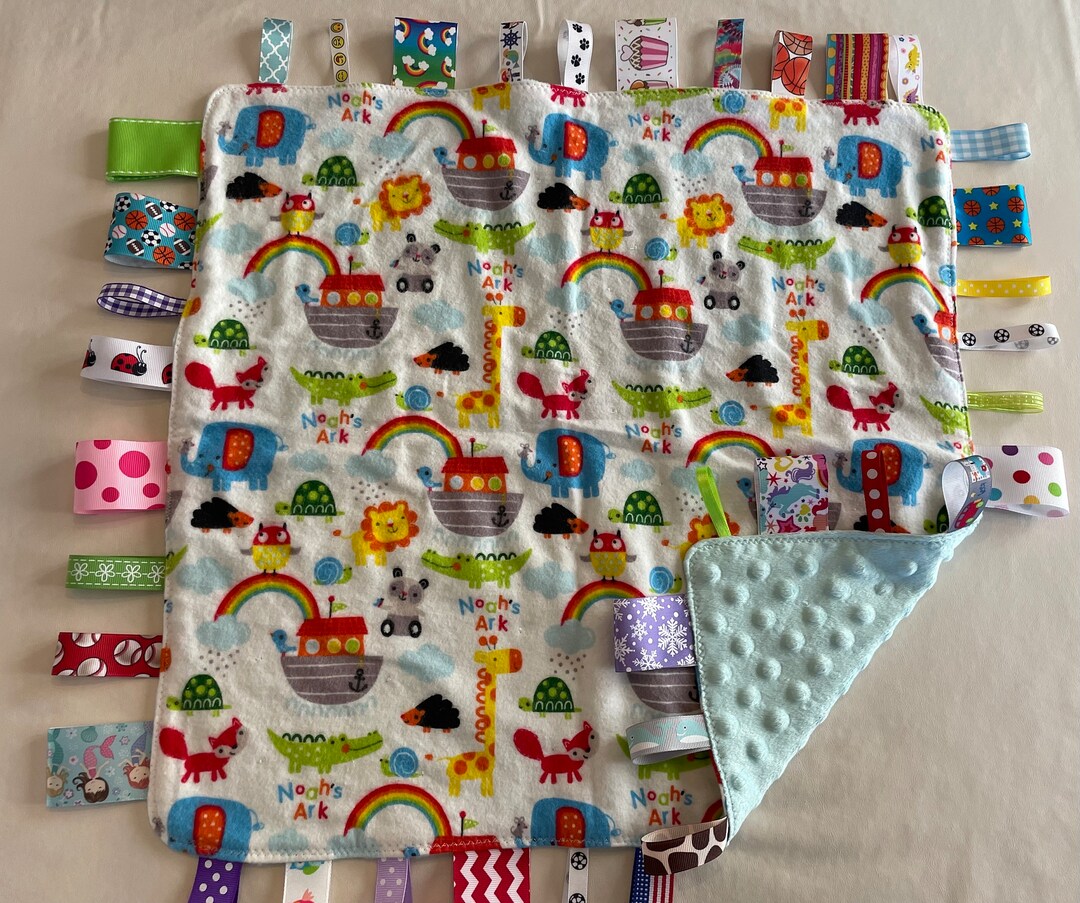 Handmade Tag Fidget Blanket - Etsy