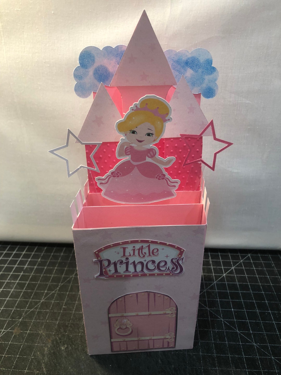 Princess Castle 3D Themed Card - Etsy