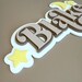 Acrylic Custom Name Sign Moon & Stars Gender Neutral Nursery Decor ...