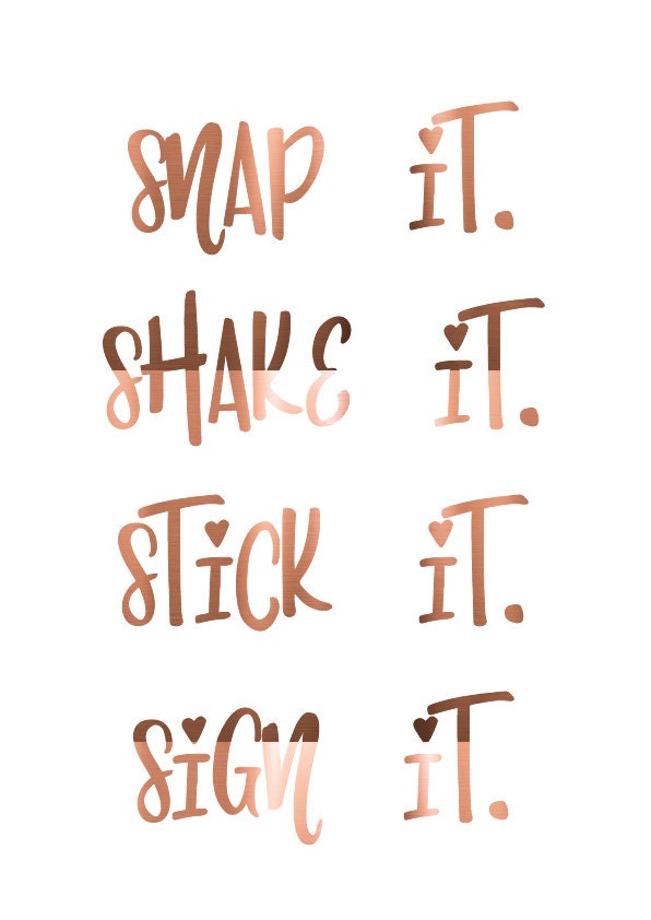 Photo Guest Book Sign // Snap It Shake It Stick It Sign It // | Etsy