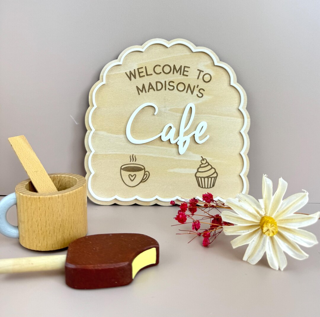 Personalised Kids Kitchen Sign | Playroom Decor | Montessori Play ...