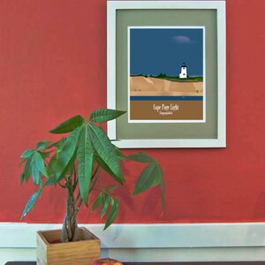 Poge Island Chappaquiddick Island 8"x10" Giclée Art Wall Decor Nautical ...