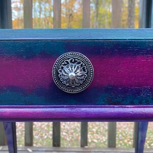 SOLD OUT Mermaid, Hand Painted, Vintage Side Table, Bedroom Furniture ...