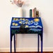 SOLD OUT Mermaid, Hand Painted, Vintage Side Table, Bedroom Furniture ...