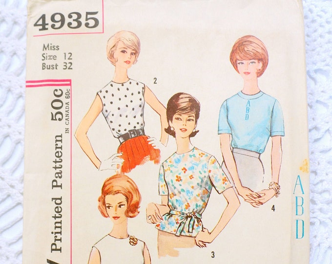 Vintage 1960's Mccall's 7081 Sewing Pattern - Misses' Formal Sheath ...