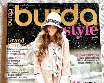 Burda Style Sewing Pattern Magazine August 2011 English Language ...