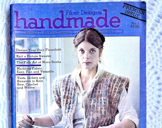 Vintage Fiber Design Handmade Magazine-premier Issue April-june 1981 - Etsy