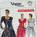 Classic 1980's Vogue 7614 Sewing Pattern-misses' Hi-low Dress Size 6 8 ...