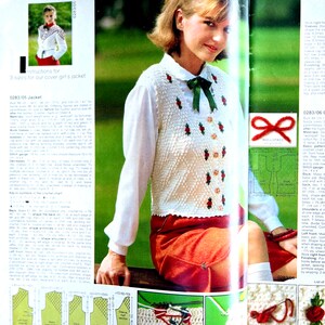 Vintage Anna Burda Knitting & Needlecrafts Magazine-february 1983 - Etsy