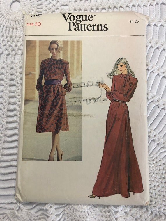 1980s Vogue Dress Patterns